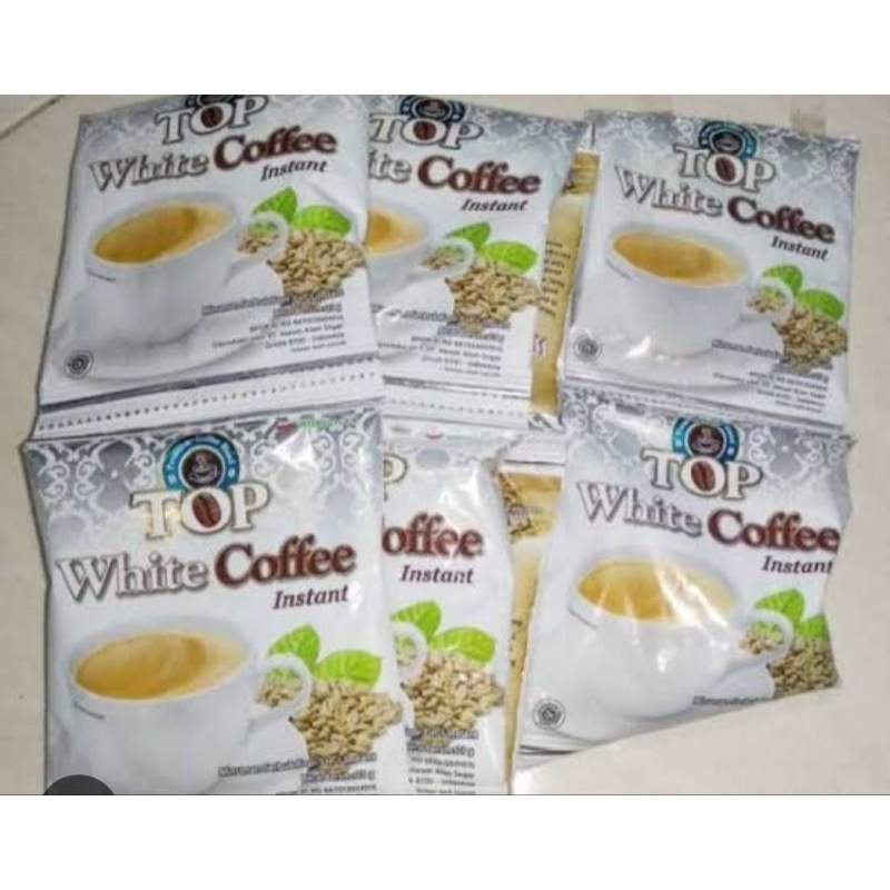 Jual KOPI TOP WHITE COFFEE (1 RENCENG) | Shopee Indonesia