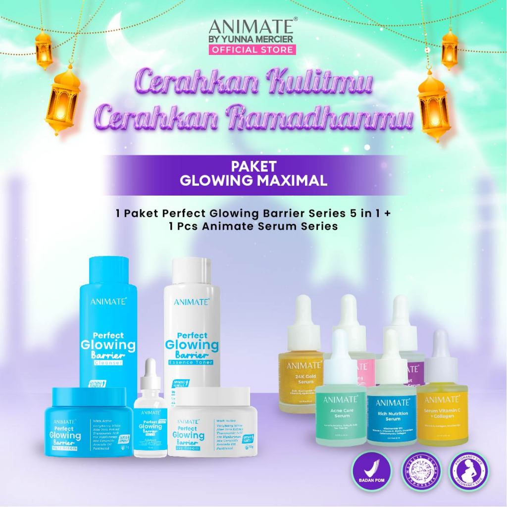 Jual Paket Glowing Maksimal (Animate Perfect Glowing Barrier Series ...