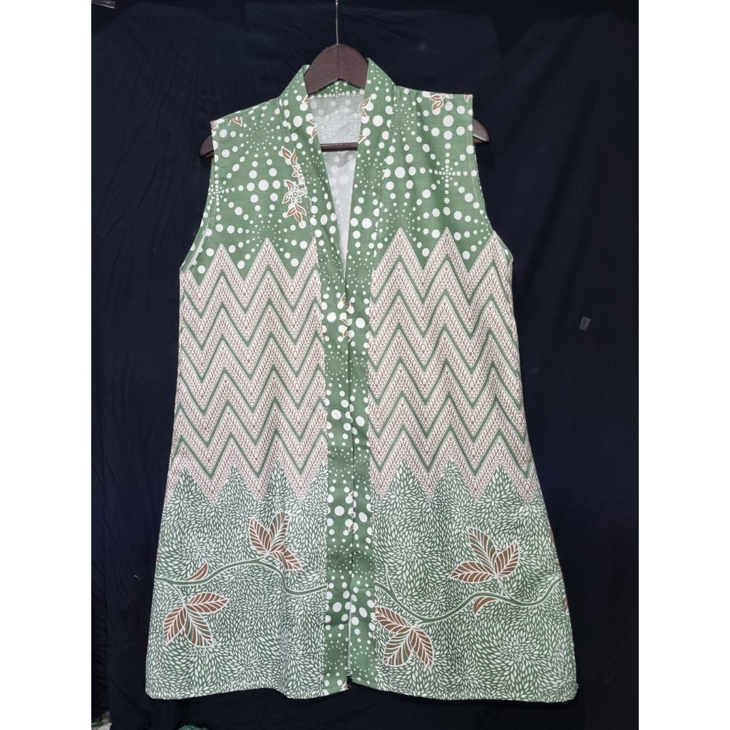 Jual Vest Outer Yukensi Batik Wanita | Shopee Indonesia
