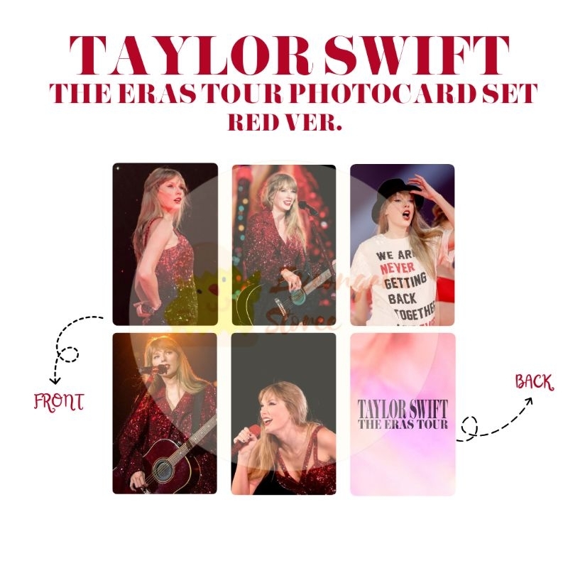 Jual TAYLOR SWIFT THE ERAS TOUR PHOTOCARD SET | Shopee Indonesia