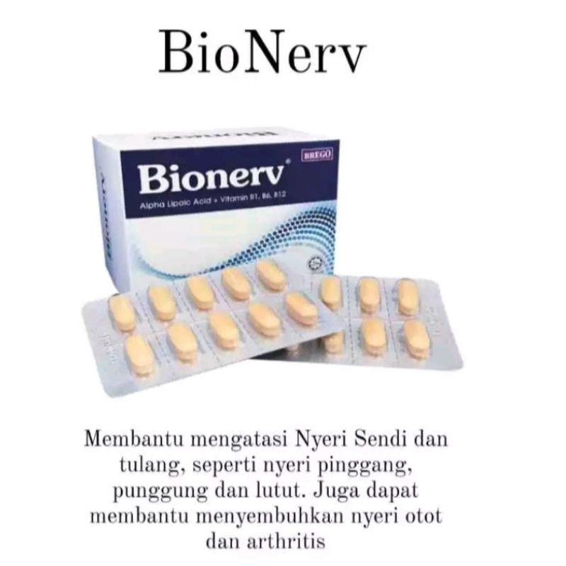 Jual BIONERV+Vitamin B1, B6 dan B12 - Malaysia | Shopee Indonesia