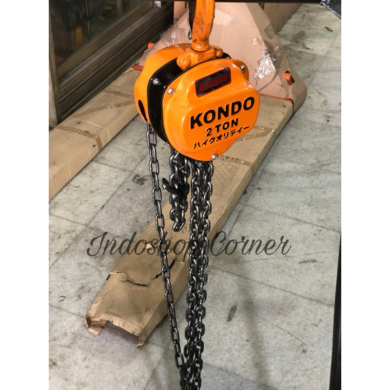 Jual CHAIN BLOCK Takel Katrol Kondo 1 Ton 5 meter Japan | Shopee Indonesia