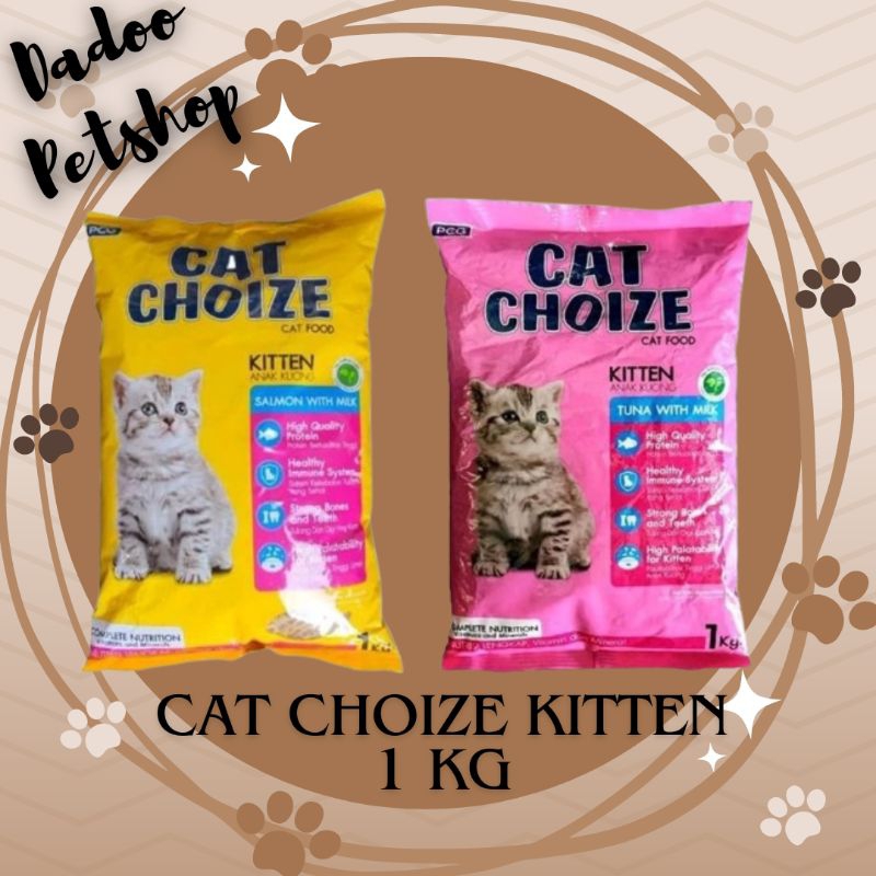 Jual Cat Choize Kitten 1kg Makanan Kucing Kering Dry Food Tuna With ...