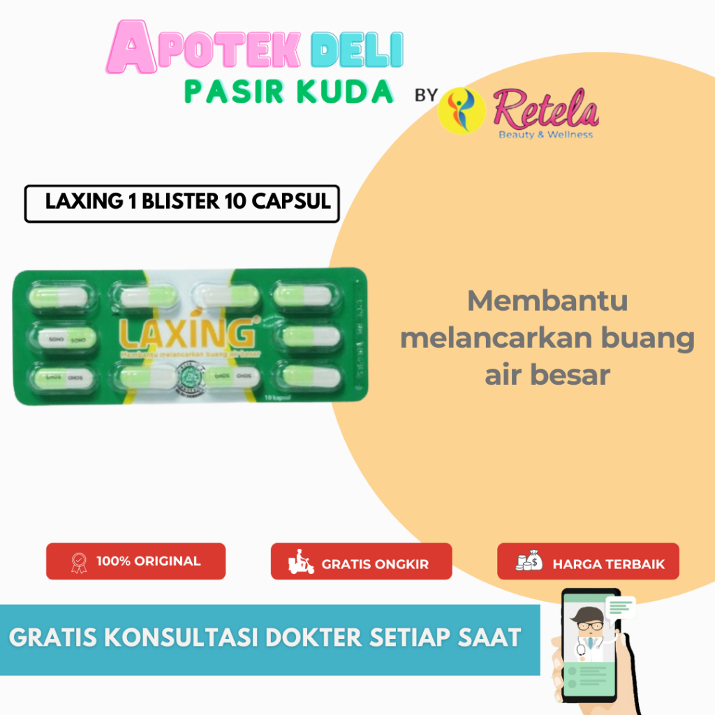 Jual LAXING 1 BLISTER 10 KAPSUL | Shopee Indonesia