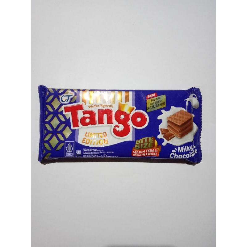 Jual wafer tango limited edition rasa milky chocolate 40gr | Shopee ...