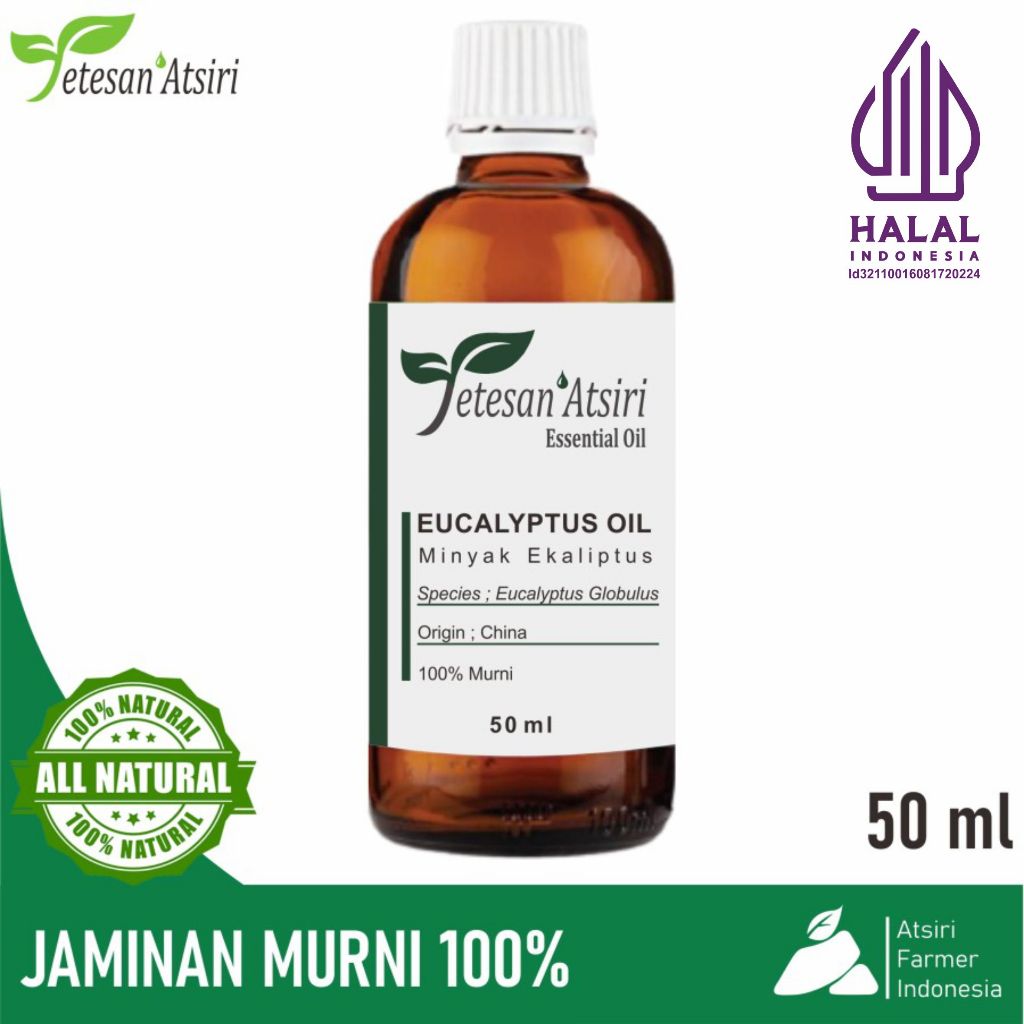 Jual minyak atsiri ekaliptus murni eucalyptus pure essential oil aromatherapy therapeutic grade ...