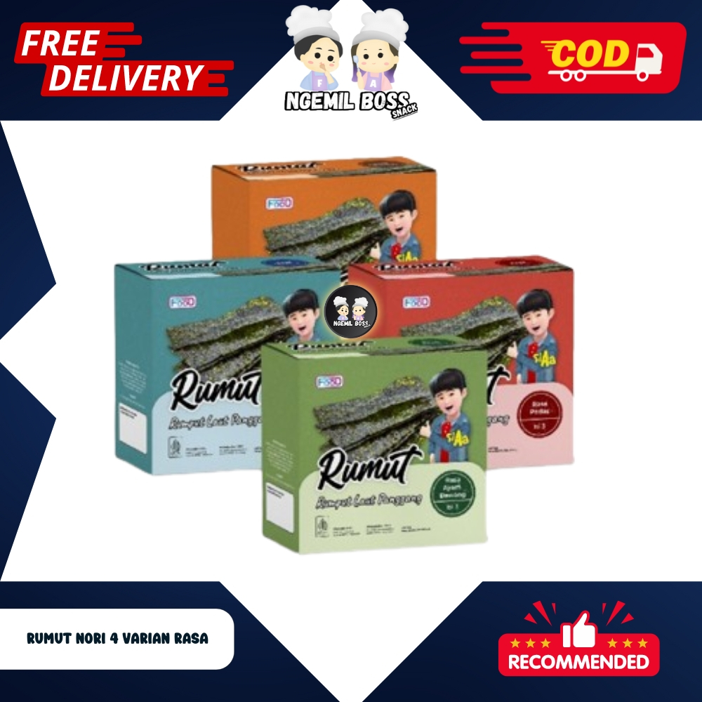 Jual RANS Rumut Nori Si AA Cemilan Rumput Laut 1 Pack Isi 12 pcs ...