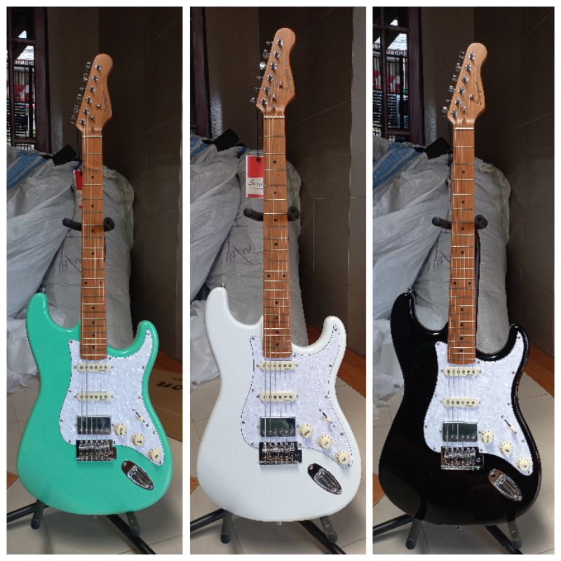 Jual GITAR ELEKTRIK SCORPION BLACK JAGUAR SERIES JS20 ORIGINAL SCORPION ...