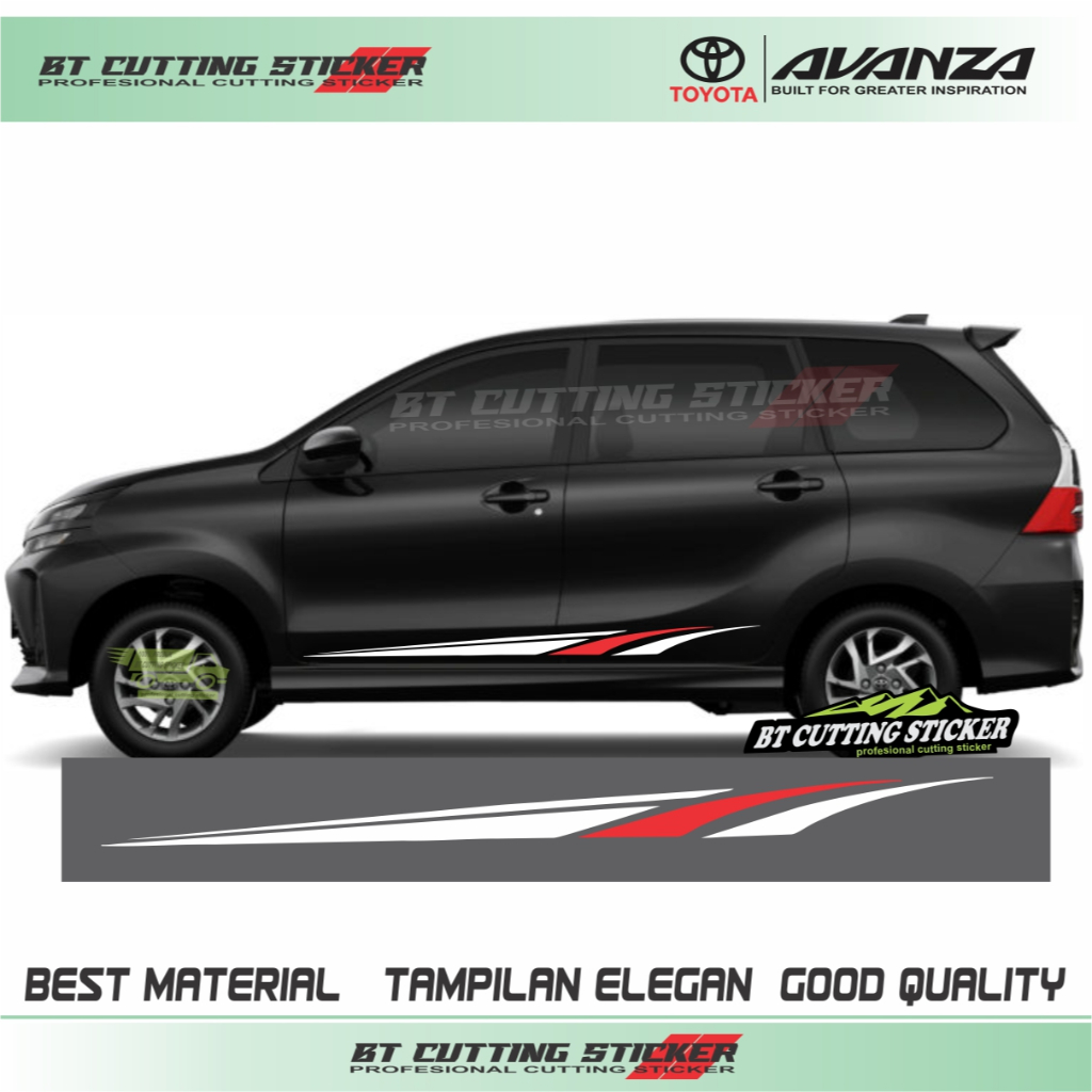 Jual AV71 sticker stiker mobil avanza stiker mobil toyota avanza ...