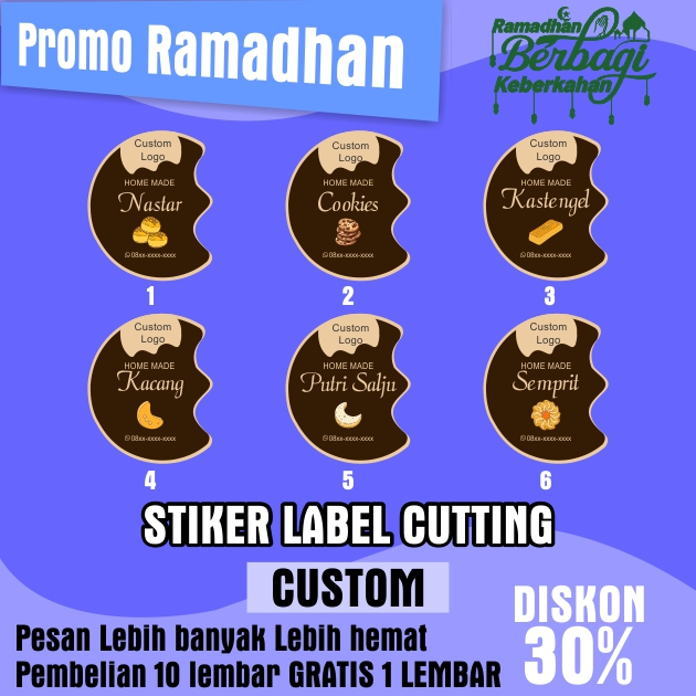 Jual Stiker Label Cutting Custom | Shopee Indonesia