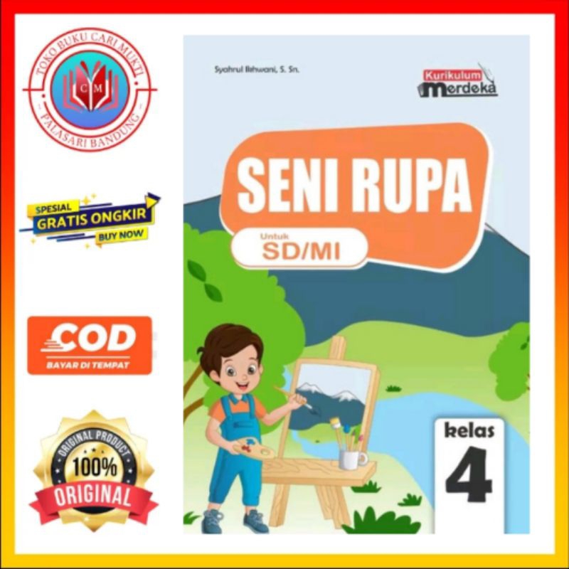 Jual BUKU SENI RUPA SD/MI KELAS 4 KURIKULUM MERDEKA | Shopee Indonesia