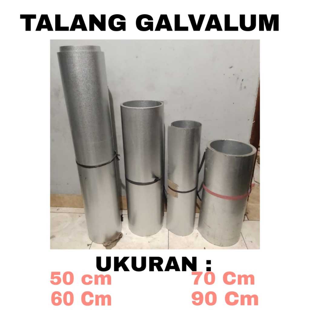 Jual Talang Galvalum Anti Karat METERAN Lebar 60 70 90 Tebal 0.25 dan 0 ...