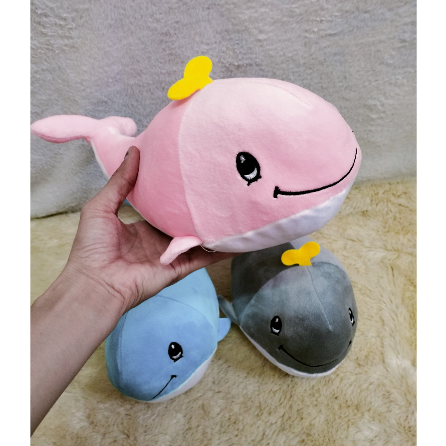 Jual Dreamtoys96 Boneka Paus Smile Mainan Anak Boneka Ikan Paus Bahan ...