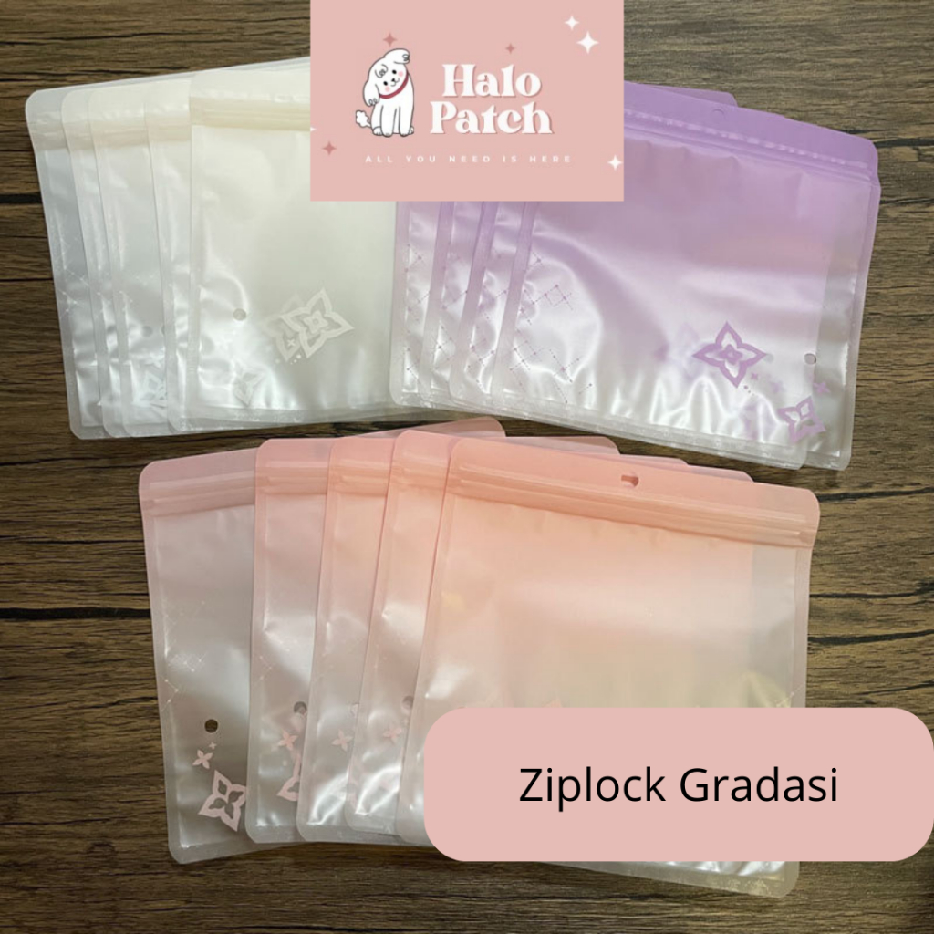Jual HALO PATCH - PLASTIK ZIPLOCK GRADASI | FANCY PLASTIK KLIP ...