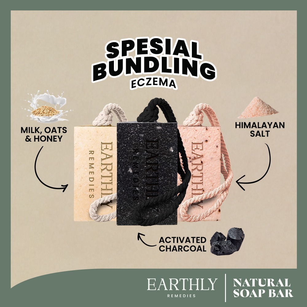 Jual EARTHLY REMEDIES | SPESIAL BUNDLING ECZEMA | NATURAL SOAP BAR ...