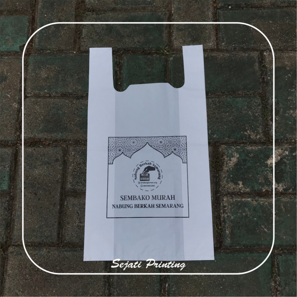 Jual (Isi 100pcs) Plastik Sablon Murah HD Kresek 24,26,28 , FREE DESAIN ...