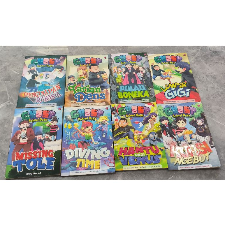 Jual Buku komik anak Preloved, koleksi Ghost, Ghost School Days, Darko ...