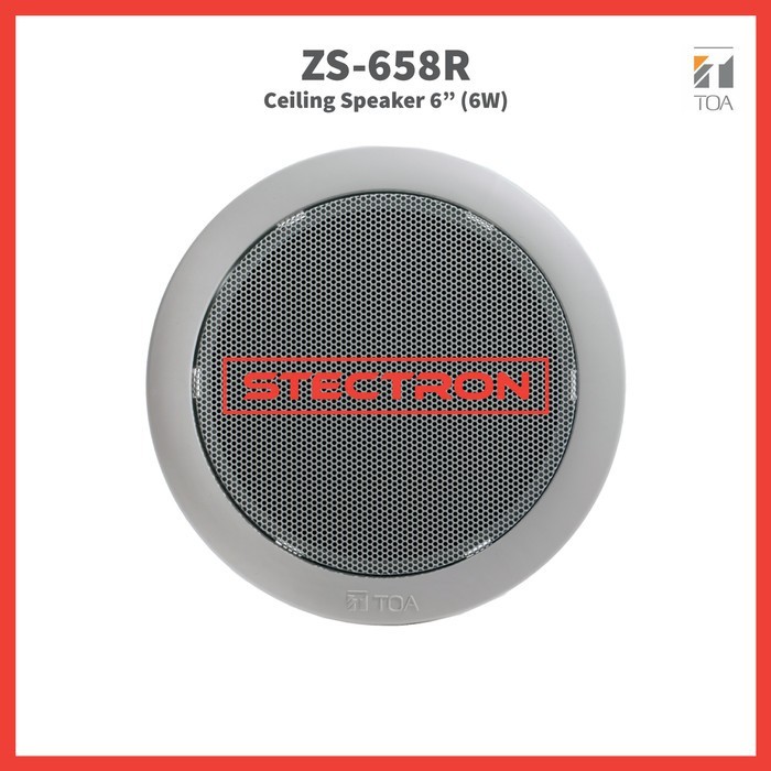 Jual TOA Ceiling Speaker ZS-658R 6" (6W) | Shopee Indonesia