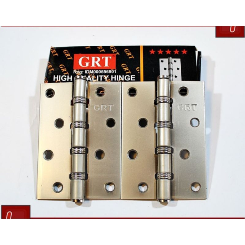 Jual Engsel Pintu Jendela Tebal 4 inch Silver GRT TJ | Shopee Indonesia