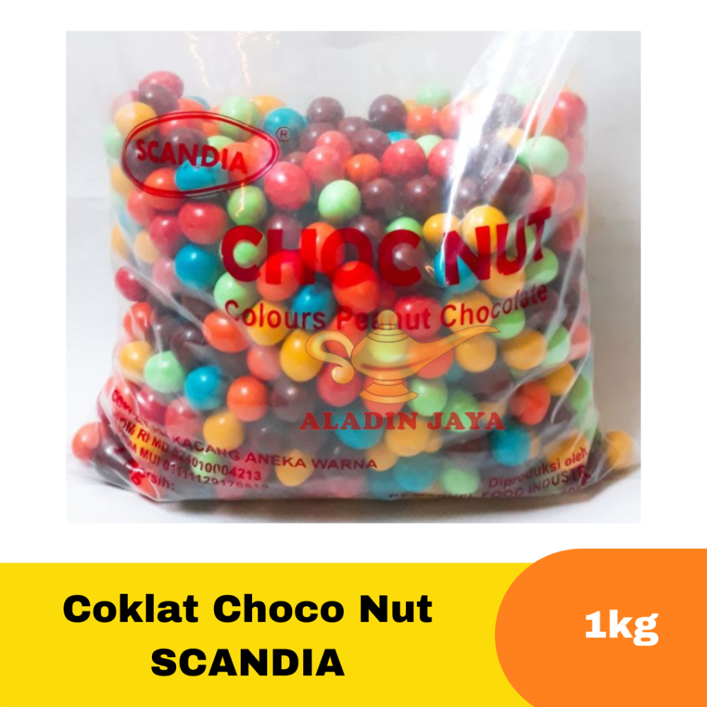 Jual Coklat Choco Nut SCANDIA 1kg | Shopee Indonesia