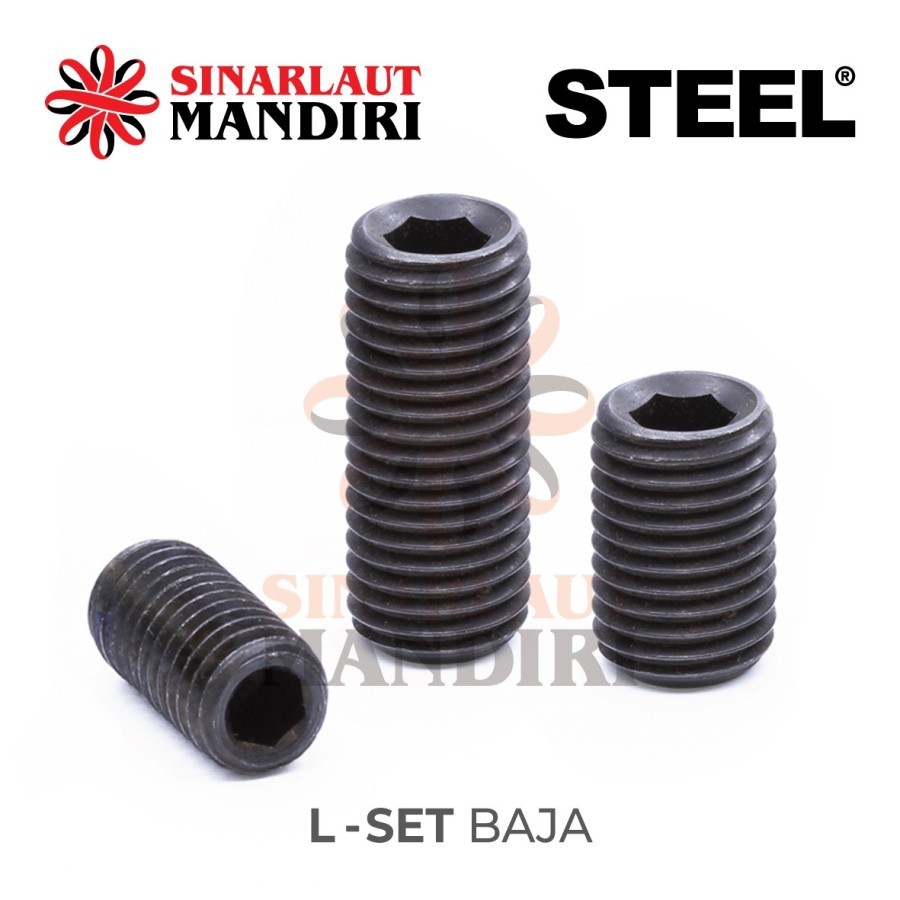 Jual L Set Baja / Baut L Tanam Baja M 8 x 10 | Shopee Indonesia