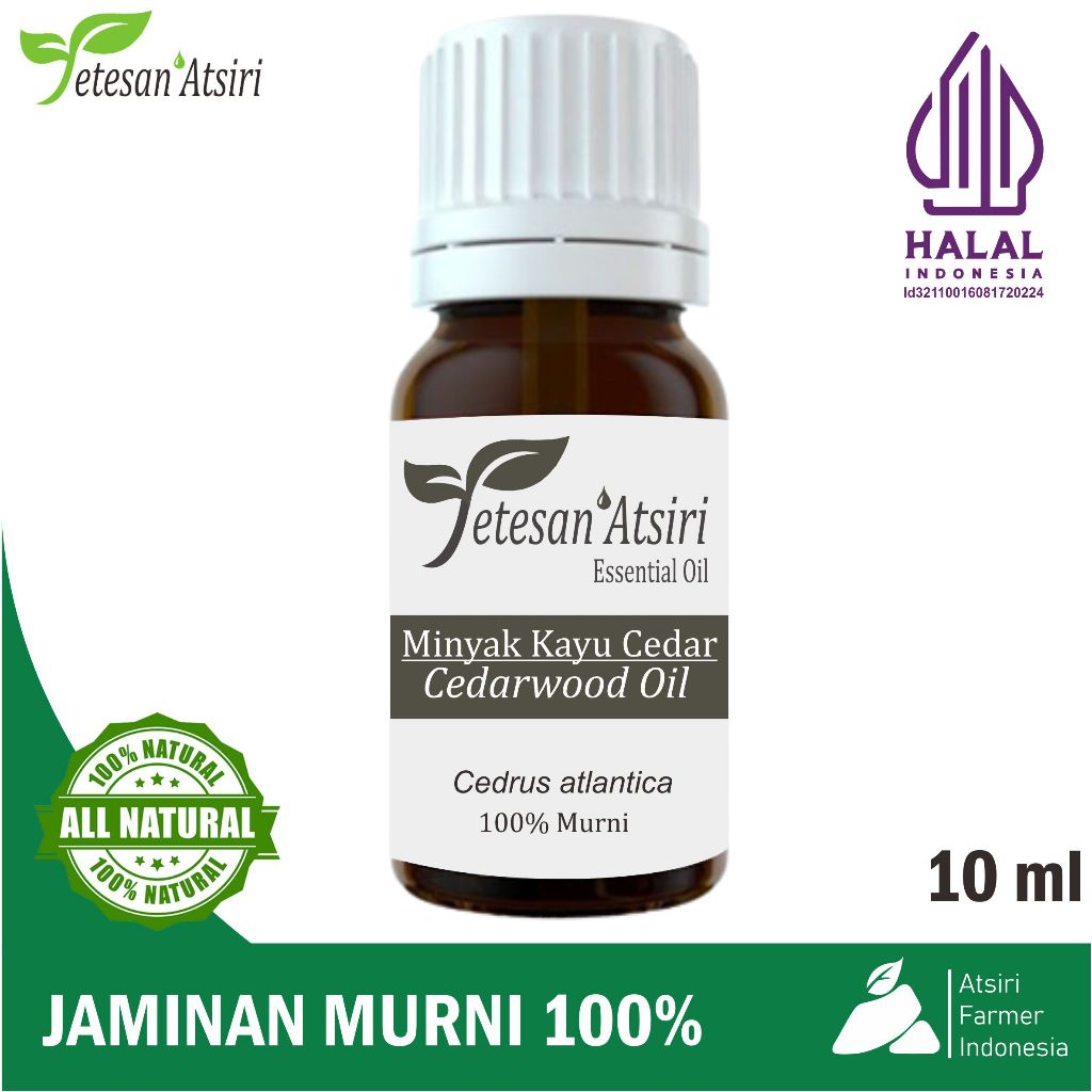 Jual 10ml minyak atsiri kayu cedar murni cedarwood pure essential oil ...