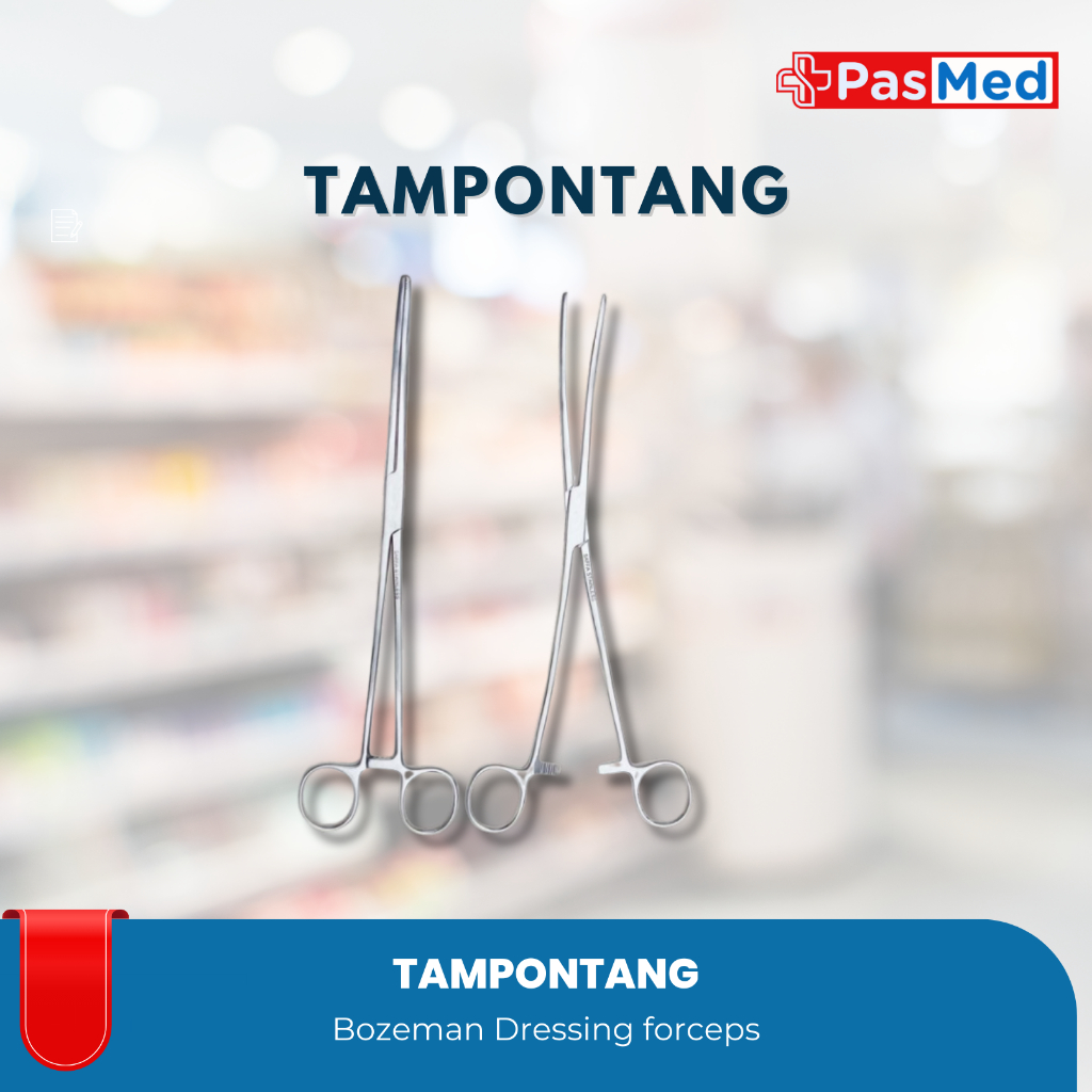 Jual PASMED | MARWA Tampon tang 25 cm Tampontang Bozeman Dressing ...