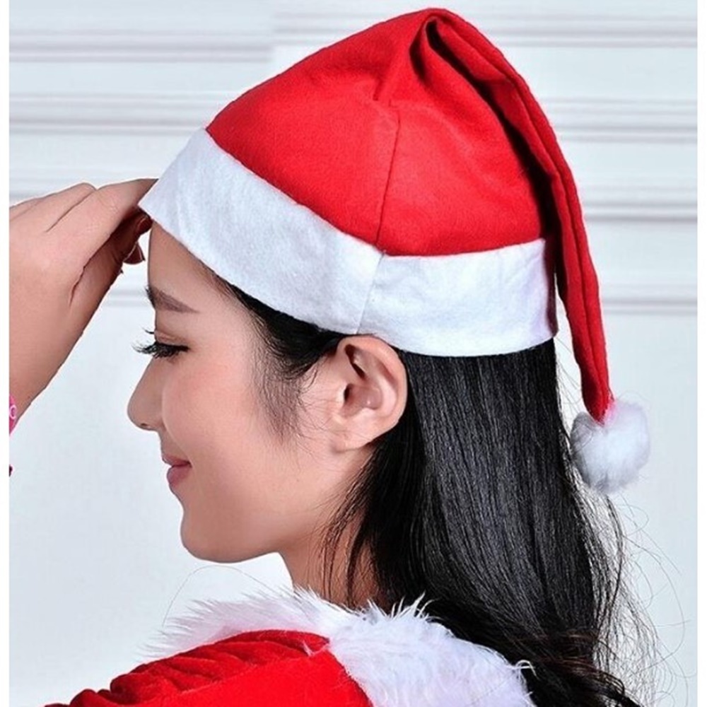 Jual Topi Natal Polos / Topi Natal Anak / Topi Santa Claus Christmas ...