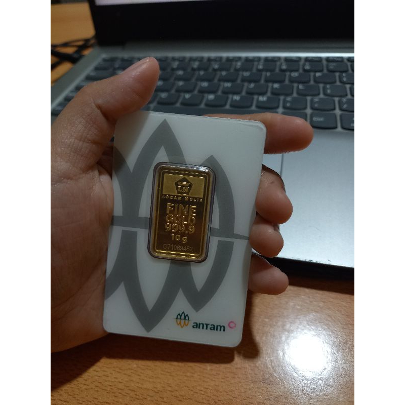 Jual CERTICARD ANTAM ORIGINAL CERTIEYE LM Logam Mulia ANTAM 10 GRAM ...