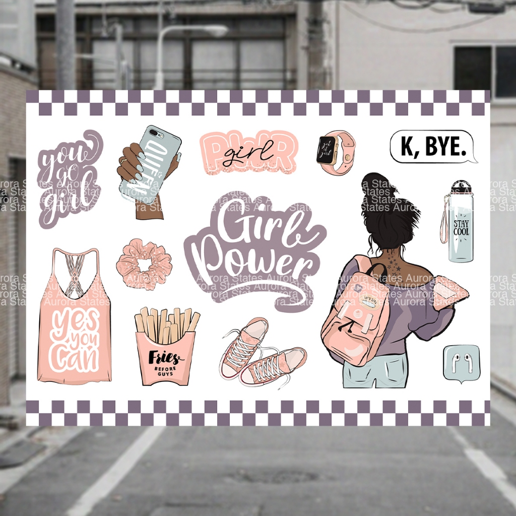 Jual COLLAGE STICKER PACKS | STICKER AESTHETIC RANSOM | STICKER HELM ...