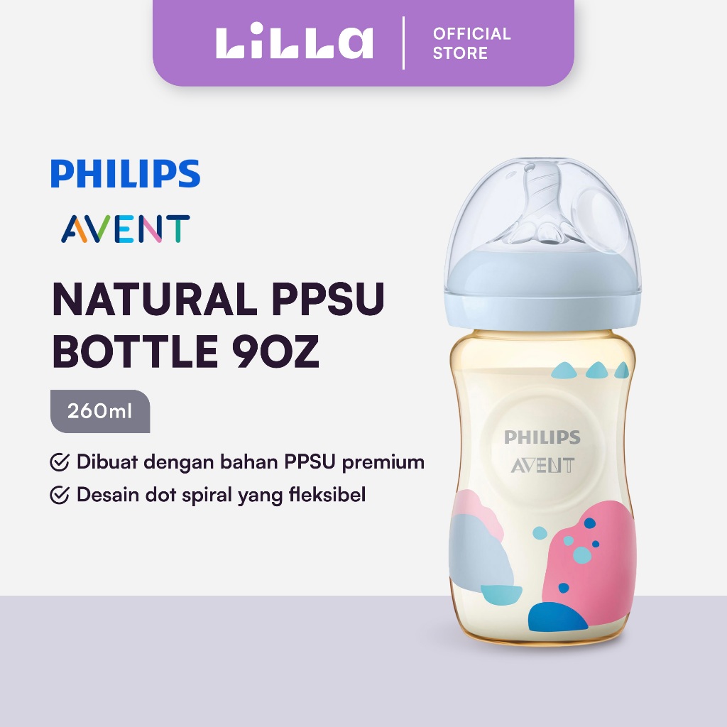 Jual PHILIPS AVENT Natural PPSU Bottle 1M+ - 9OZ 260ml - Botol Bayi ...