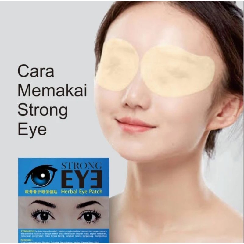 Jual Strong Eye Herbal Eye Patch | Masker Mata | Mata Lelah Isi 5 Pcs ...