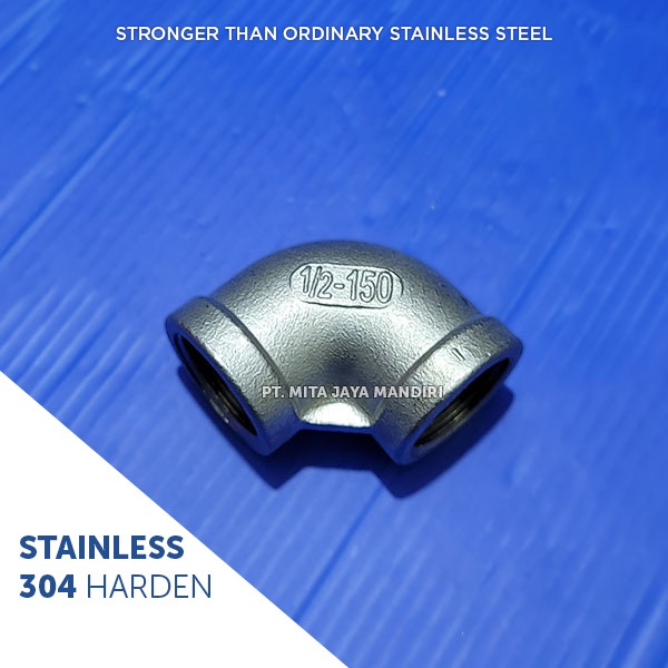 Jual Knee Elbow 1/2" Stainless 304 SS304 Sambungan Pipa Drat Dalam 1/2 inch | Shopee Indonesia