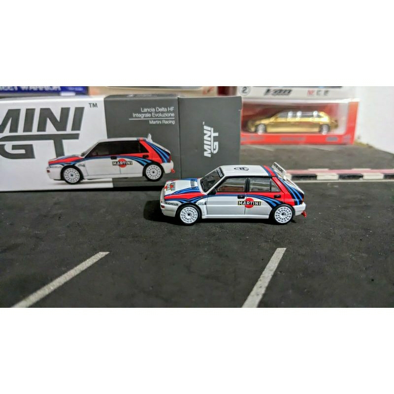 Jual Diecast Mini GT Lancia Delta HF Integrale Evoluzione Martini no ...