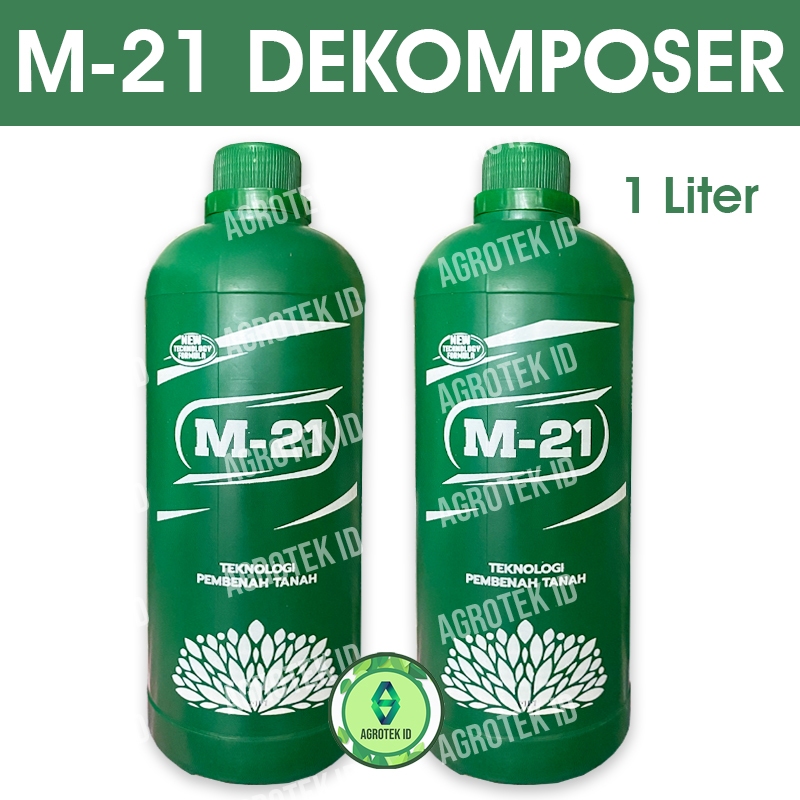 Jual M21 Dekomposer 1 Liter Bioaktivator Pembuat Kompos Penyubur Tanah ...