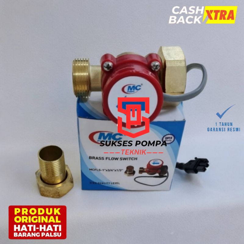 Jual OTOMATIS pompa air booster pump flow switch saklar on of 1/2×3/4 ...