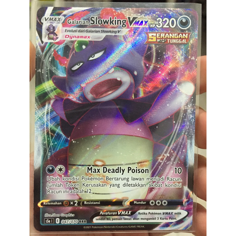 Jual KARTU POKEMON GALARIAN SLOWKING VMAX RRR INDONESIA HOLO | Shopee Indonesia