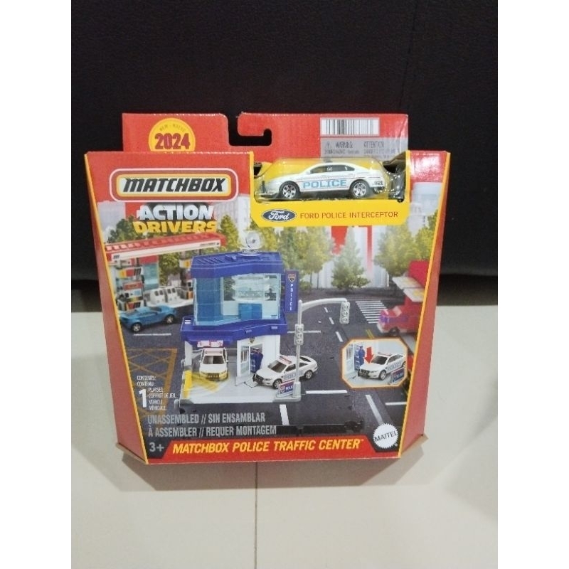 Jual ford police interceptor matchbox police traffic action drivers ...