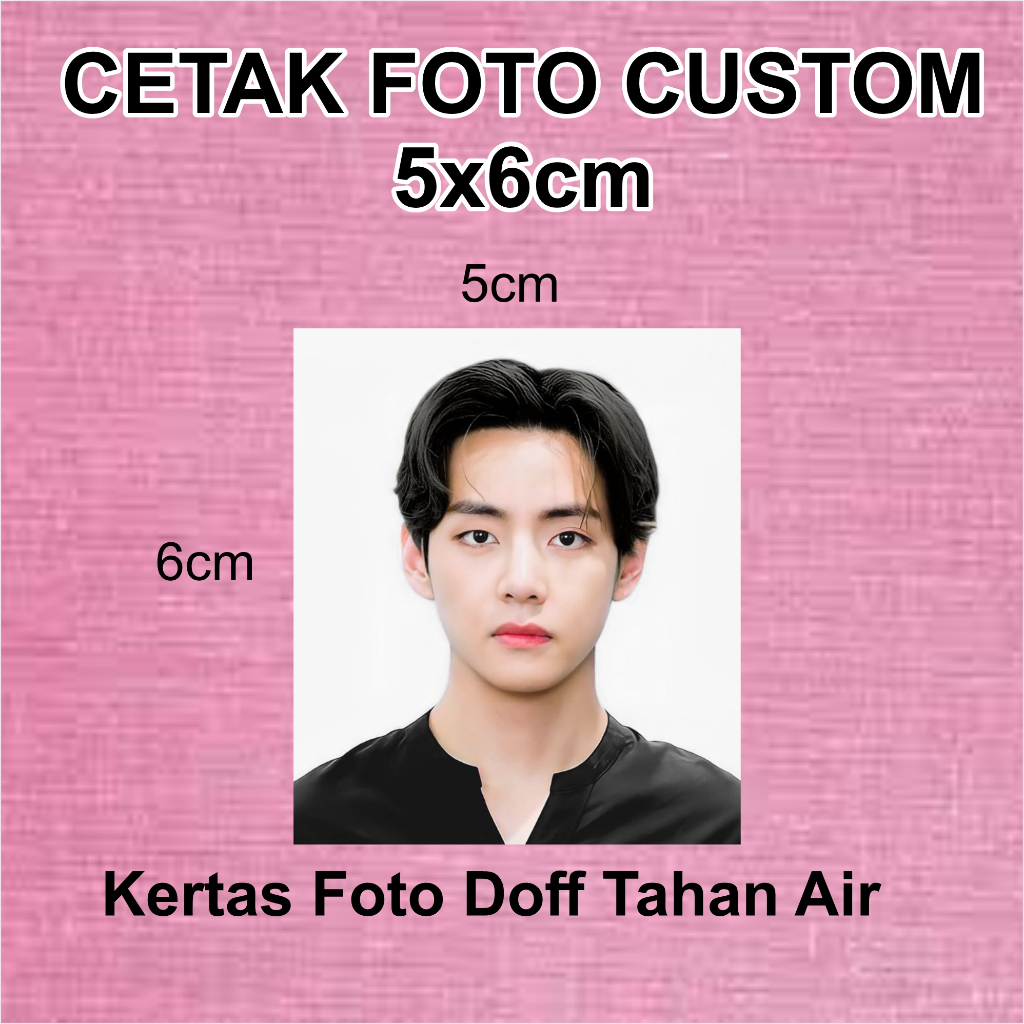Jual PAS FOTO 5X6 cm 6x6 6,5x5 KERTAS DOFF | Shopee Indonesia