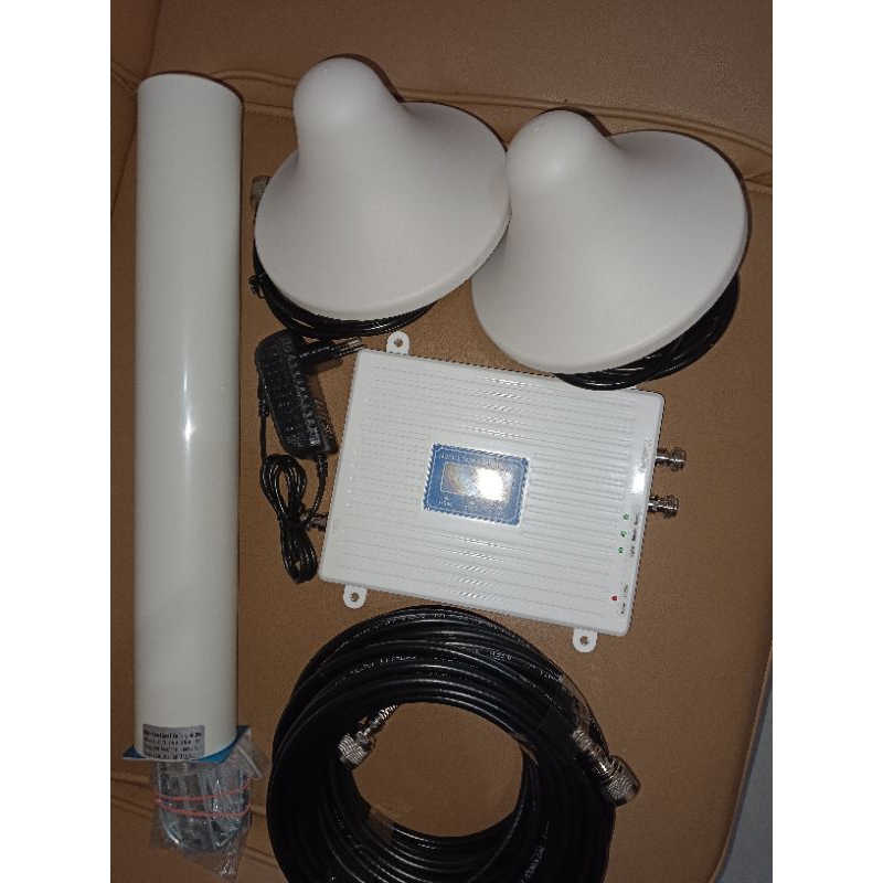 Jual Penguat Sinya 4g Lte 3g 2g Jaringan Signal Modem Edc Ponsel Gsm Triband Booster Amplifier-2 ...