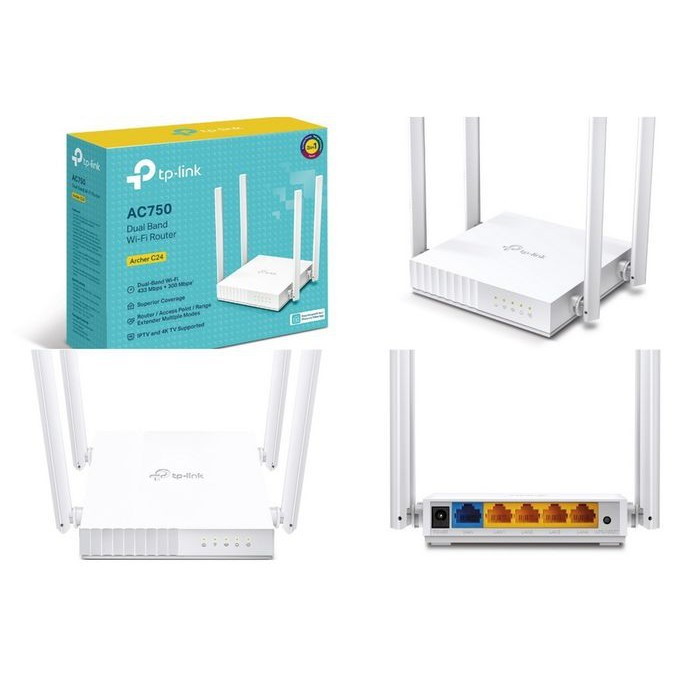 Jual Tp-link Archer C24 AC750 Dual-Band Wi-Fi Router High Speed Wi-Fi ...
