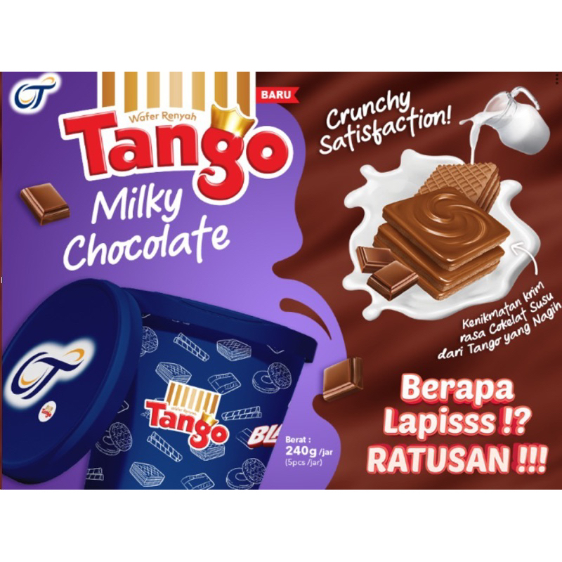 Jual Tango Jar 240 gr All Varian (Chocolate, Vanilla, Milky Choco ...