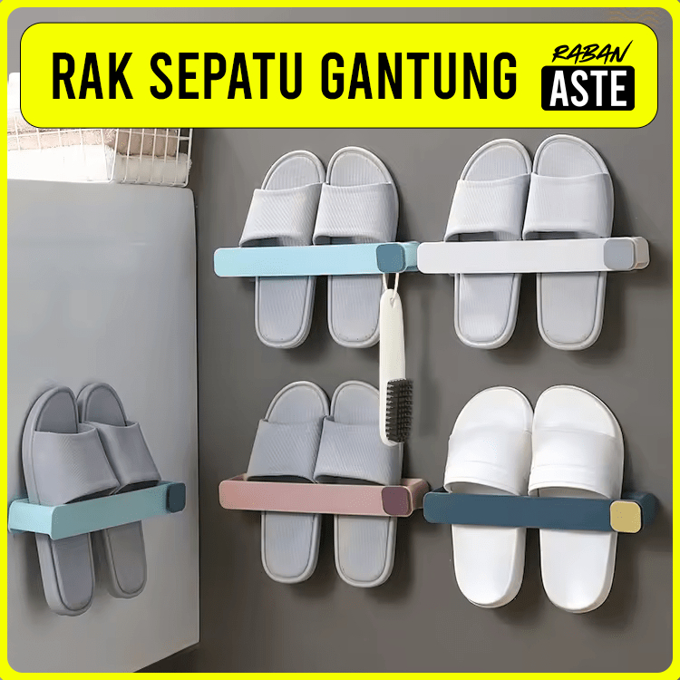 Jual Gantungan Sepatu Rak Sendal Toilet Hanger Towel Portable | Shopee ...