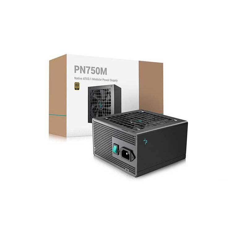 Jual Hardware (PSU) DeepCool PN750M 750W 80+ GOLD FULL MODULAR FLAT ...