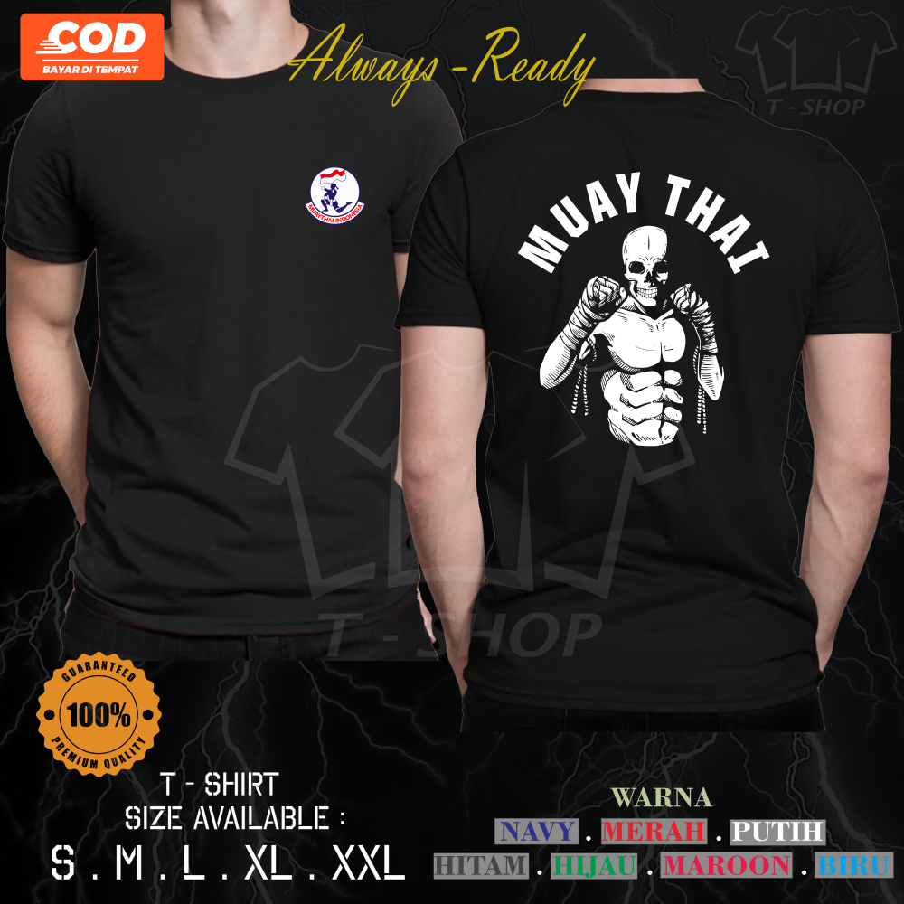 Jual Kaos Muay Thai Muaythai Baju Sport LENGAN PENDEK V2 | Shopee Indonesia