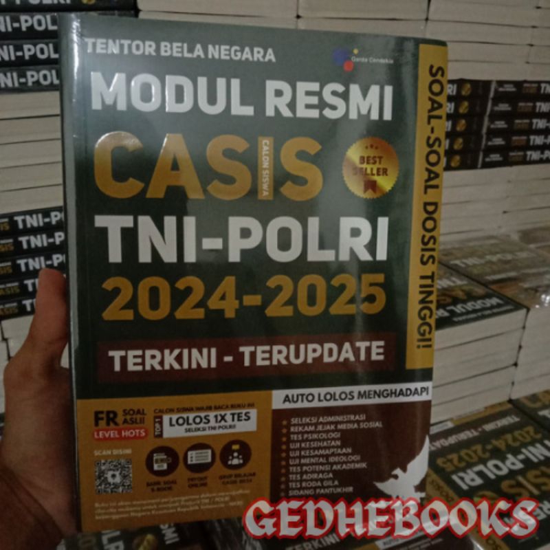 Jual BUKU TES TNI POLRI / MODUL RESMI CASIS TNI POLRI 2024-2025 TERKINI ...