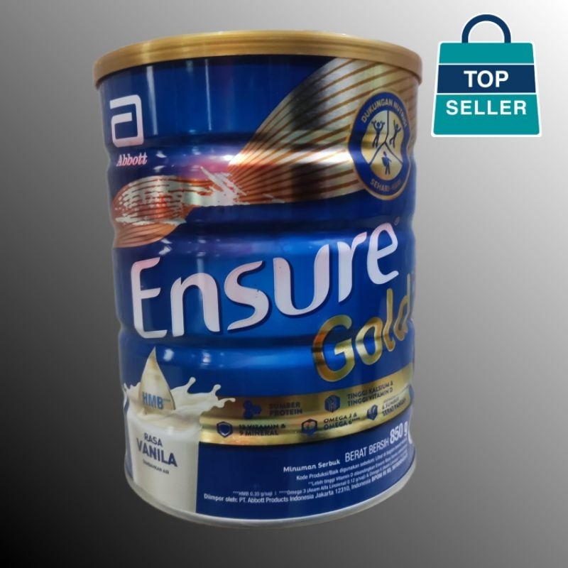 Jual Ensure Gold 850g Rasa Vanila dan Coklat ( KEMASAN BARU ) | Shopee Indonesia