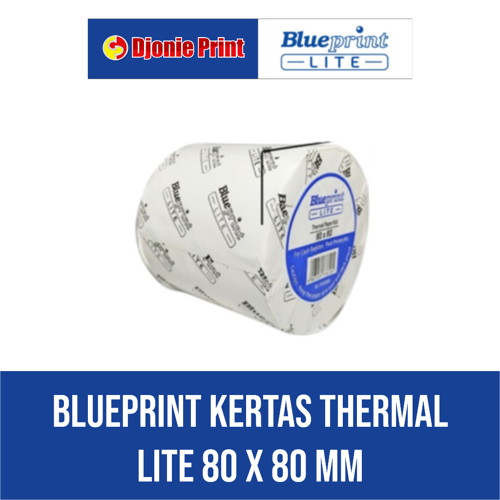 Jual Blueprint Thermal Paper LITE 80x80 | Shopee Indonesia