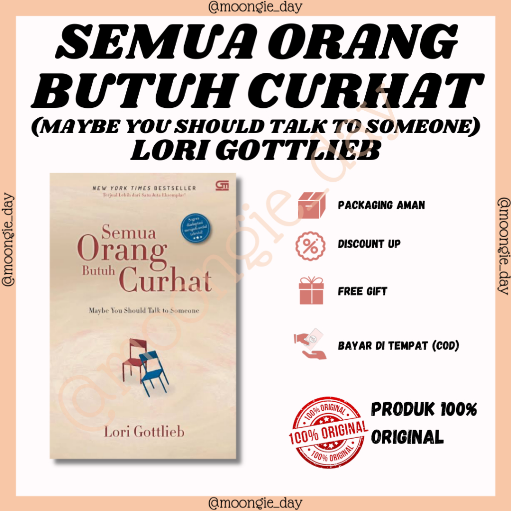 Jual BUKU SELF IMPROVEMENT SEMUA ORANG BUTUH CURHAT (MAYBE YOU SHOULD ...