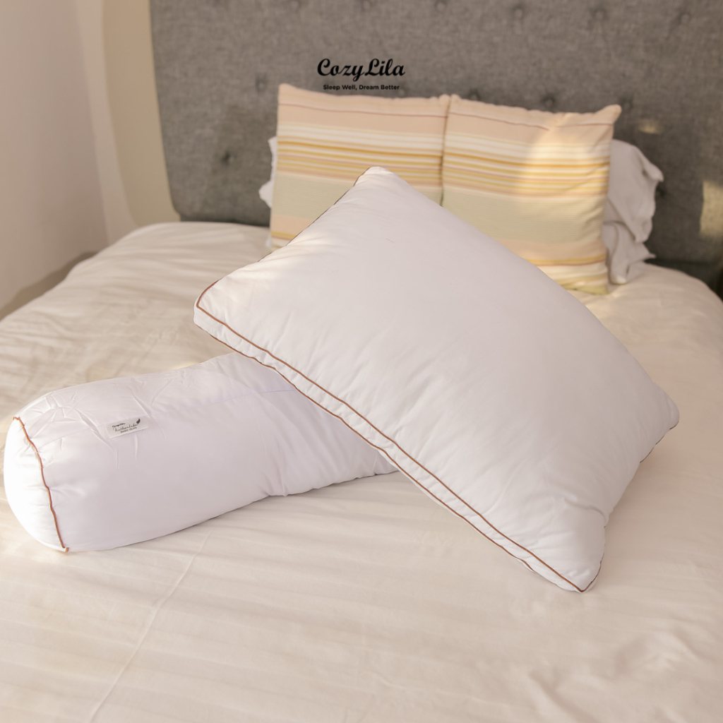 Jual Paket 1 Bantal 1 Guling Bulu Angsa Featherlike BSC Olive (Double ...